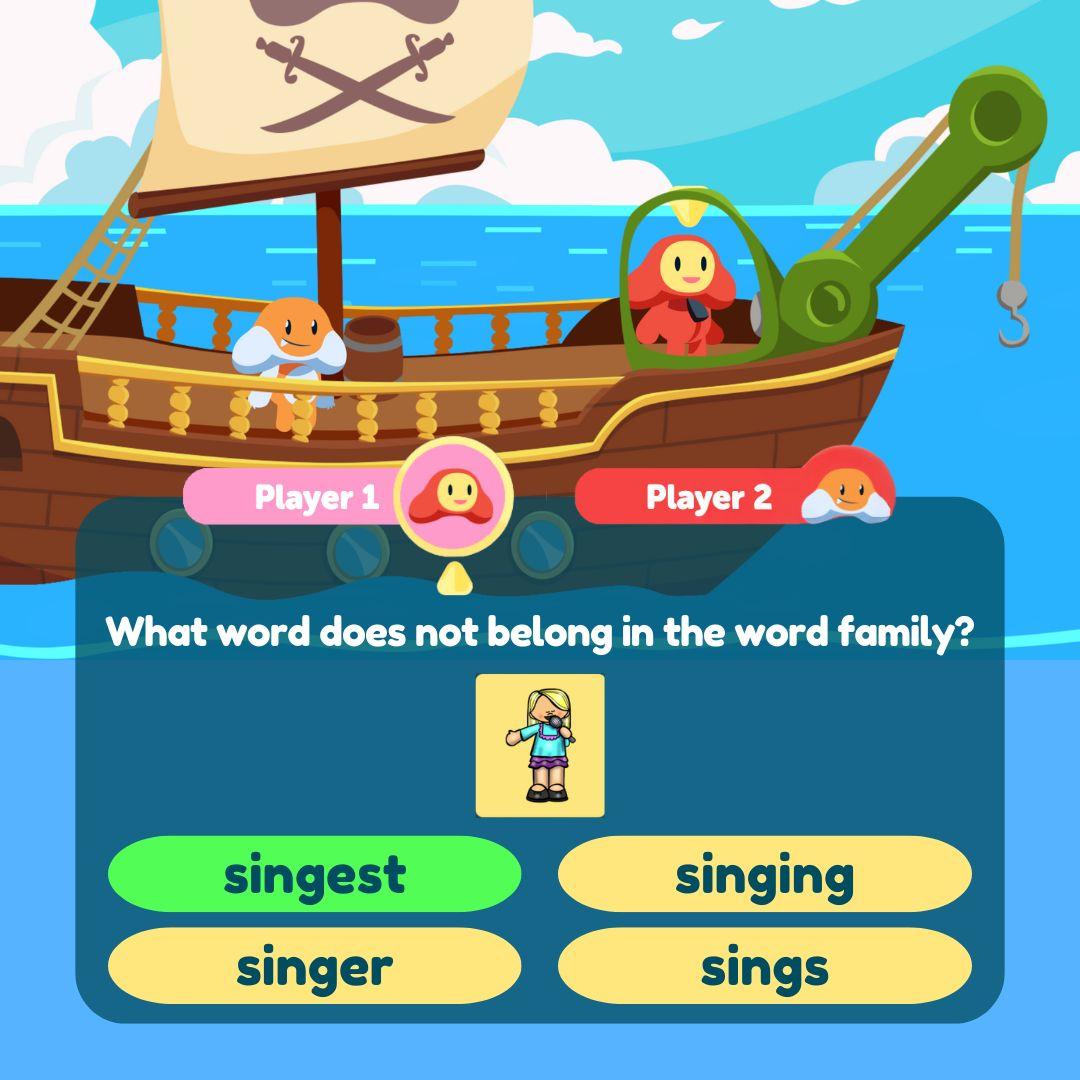Which Word Does Not Belong in the Word Family? LET'S SAIL - Top Teacher