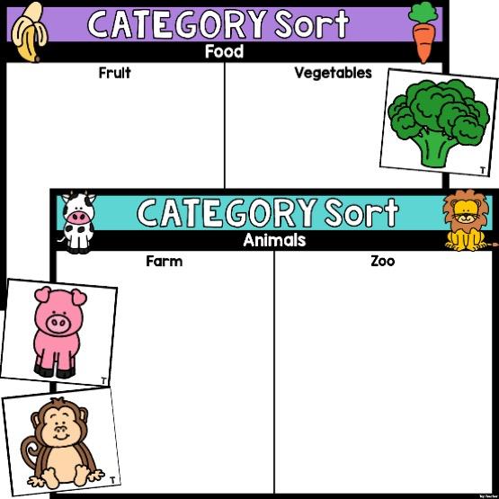 Category Sort: Sort & Classify Activity - Top Teacher