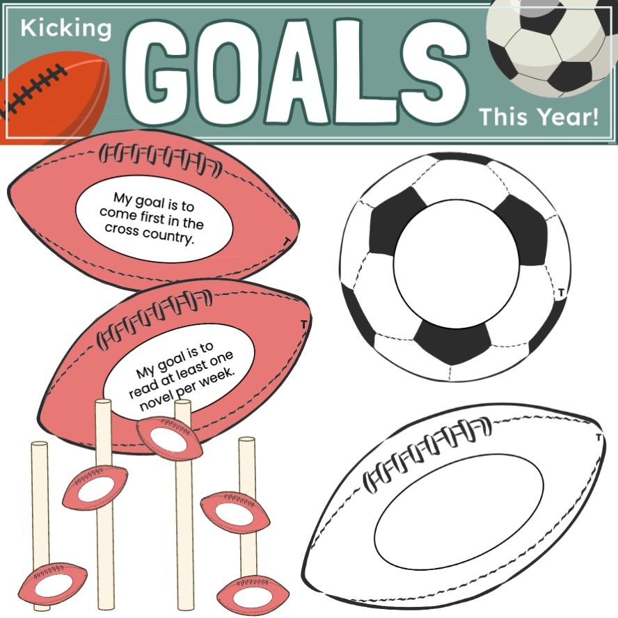 Kicking Goals: Back to School Craft - Top Teacher
