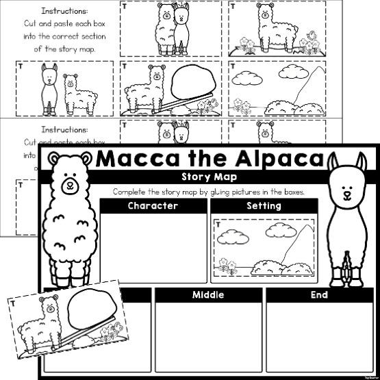 Macca the Alpaca: Story Map Activity - Top Teacher
