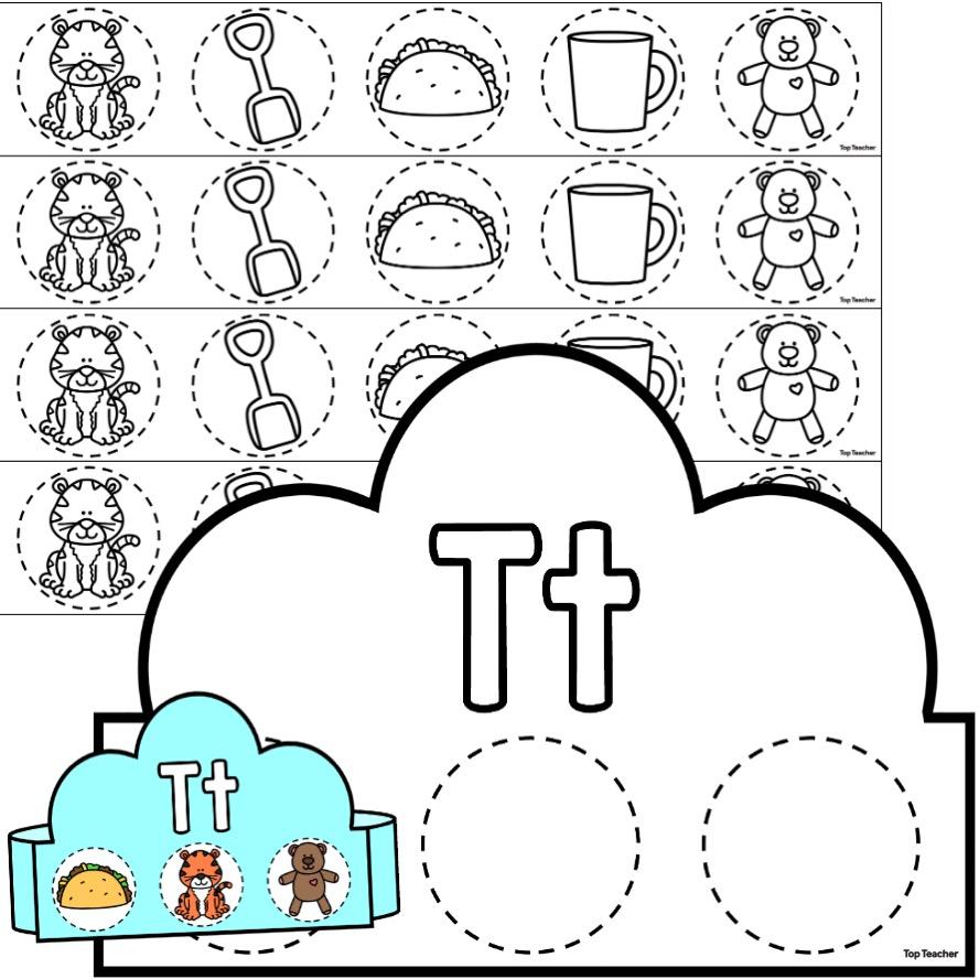 Alphabet Crown: Letter T Craft - Top Teacher