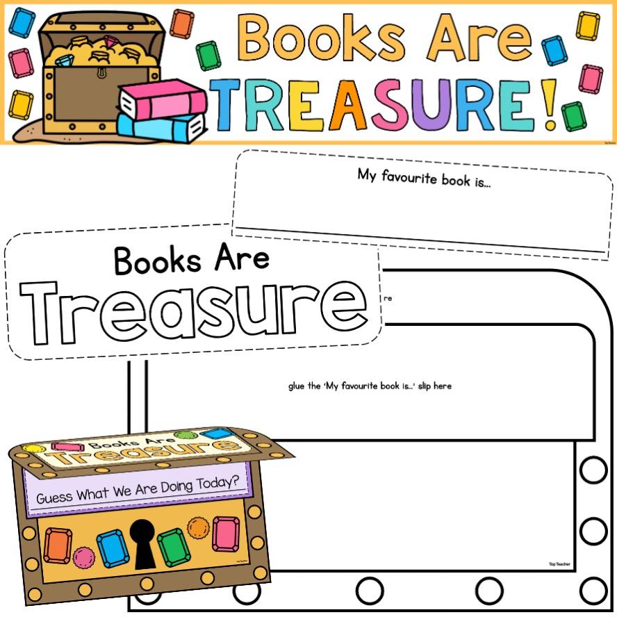 Books Are Treasure: Back to School Craft - Top Teacher
