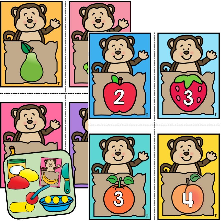 Chop the Monkey’s Fruit: Fine Motor Activity - Top Teacher
