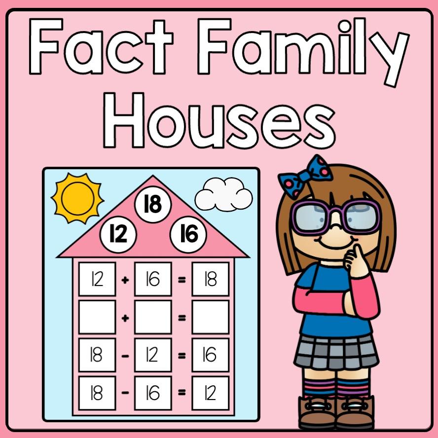 Fact Family Houses: Addition & Subtraction POWERPOINT - Top Teacher