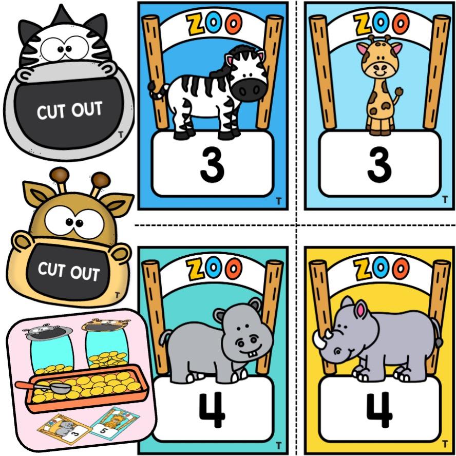 Feed the Zoo Animals: Fine Motor Activity - Top Teacher