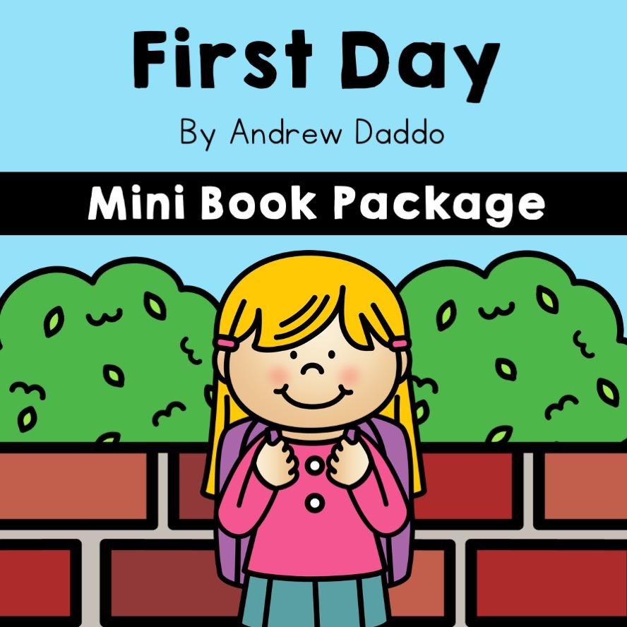 First Day: Mini Back to School Book PACKAGE - Top Teacher