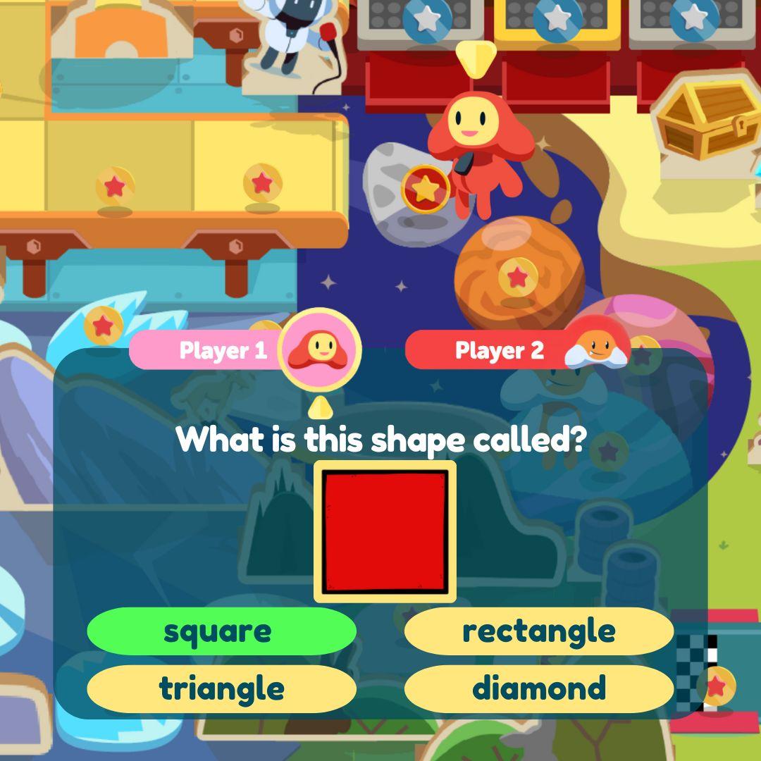 2D Shape Names LET’S ROLL - Top Teacher