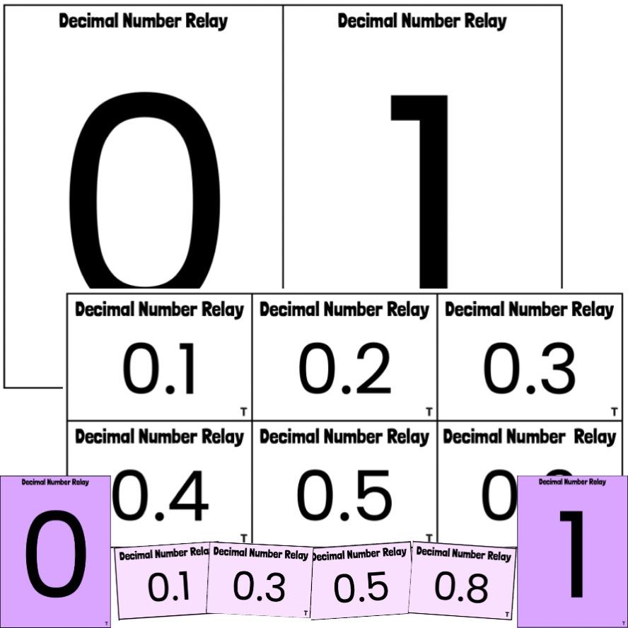Decimal Number Relay: Understanding Tenths Game - Top Teacher