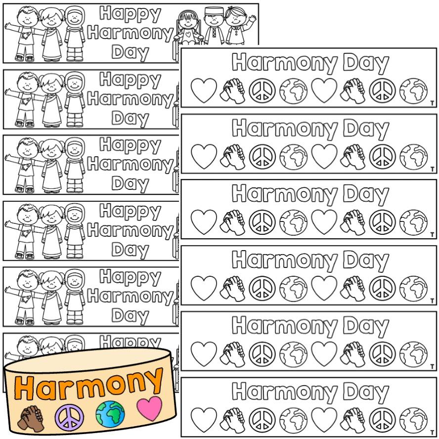 Harmony Day Wristbands - Top Teacher