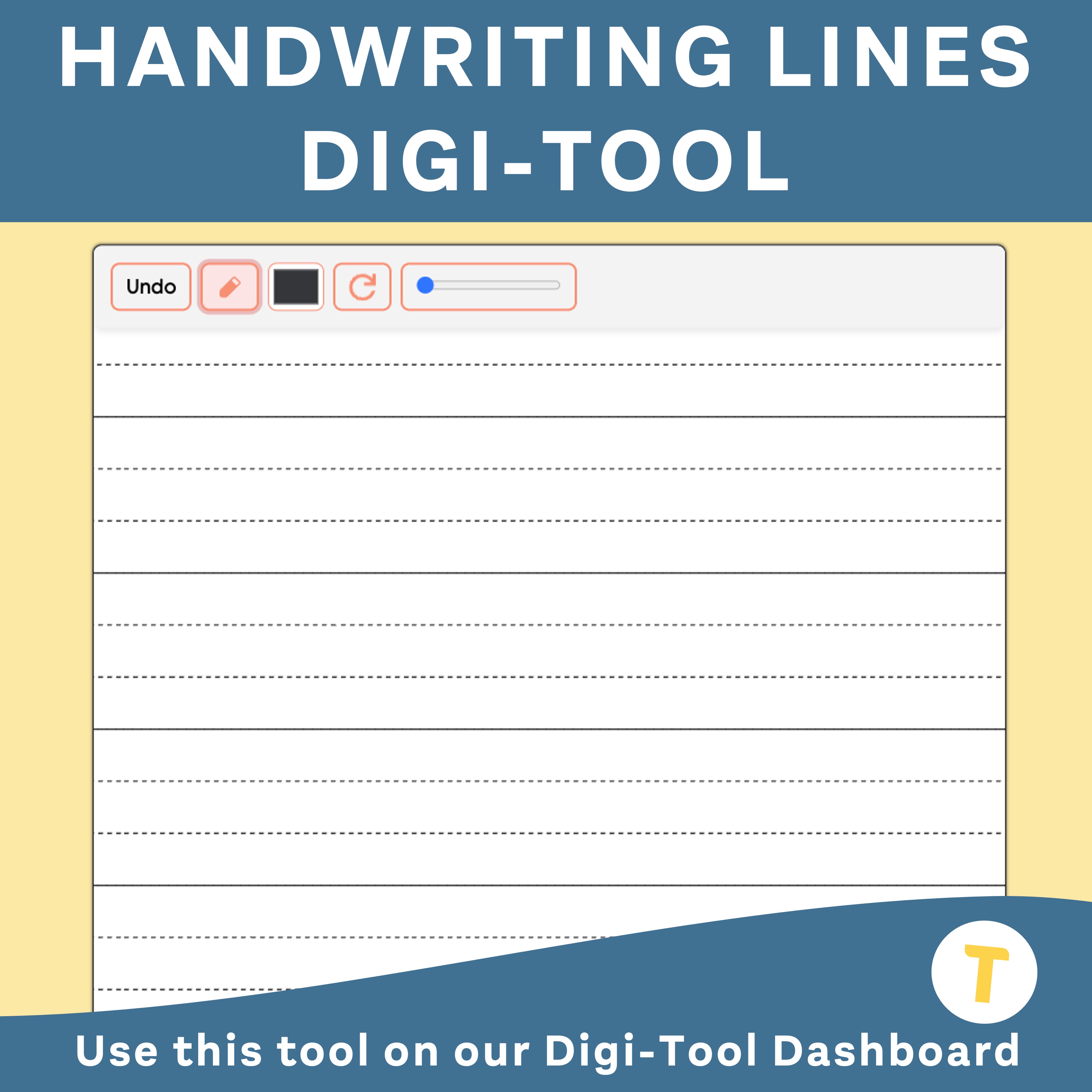 Handwriting Lines Digi-Tool - Top Teacher