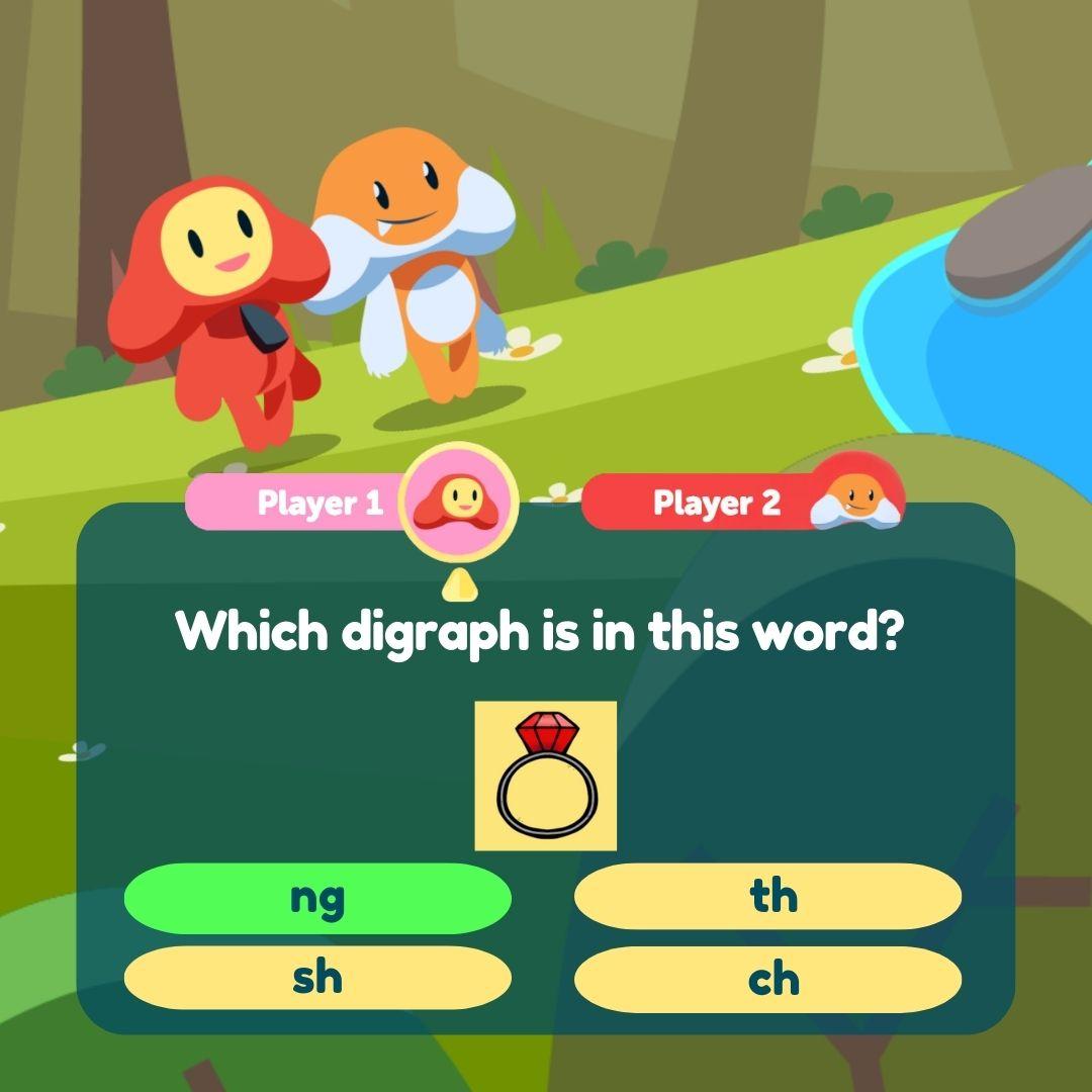 Which Digraph? NG, SH, CH, TH LET’S HIKE - Top Teacher