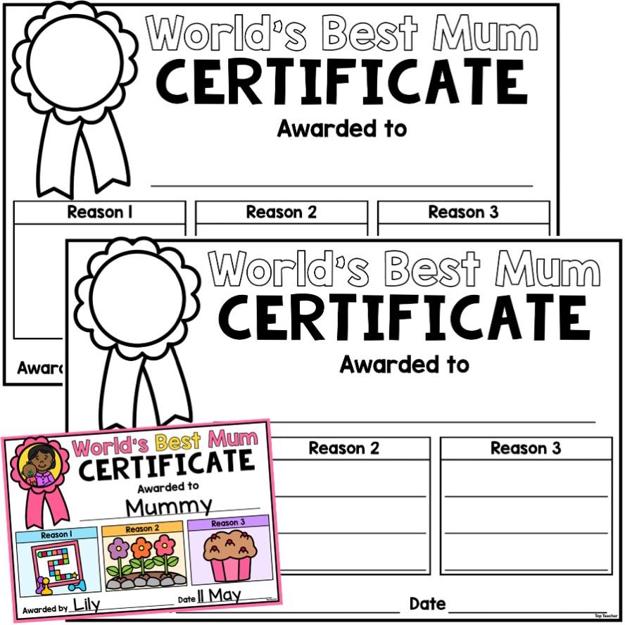 My Mum’s the Best: Mini Mother’s Day Book PACKAGE - Top Teacher