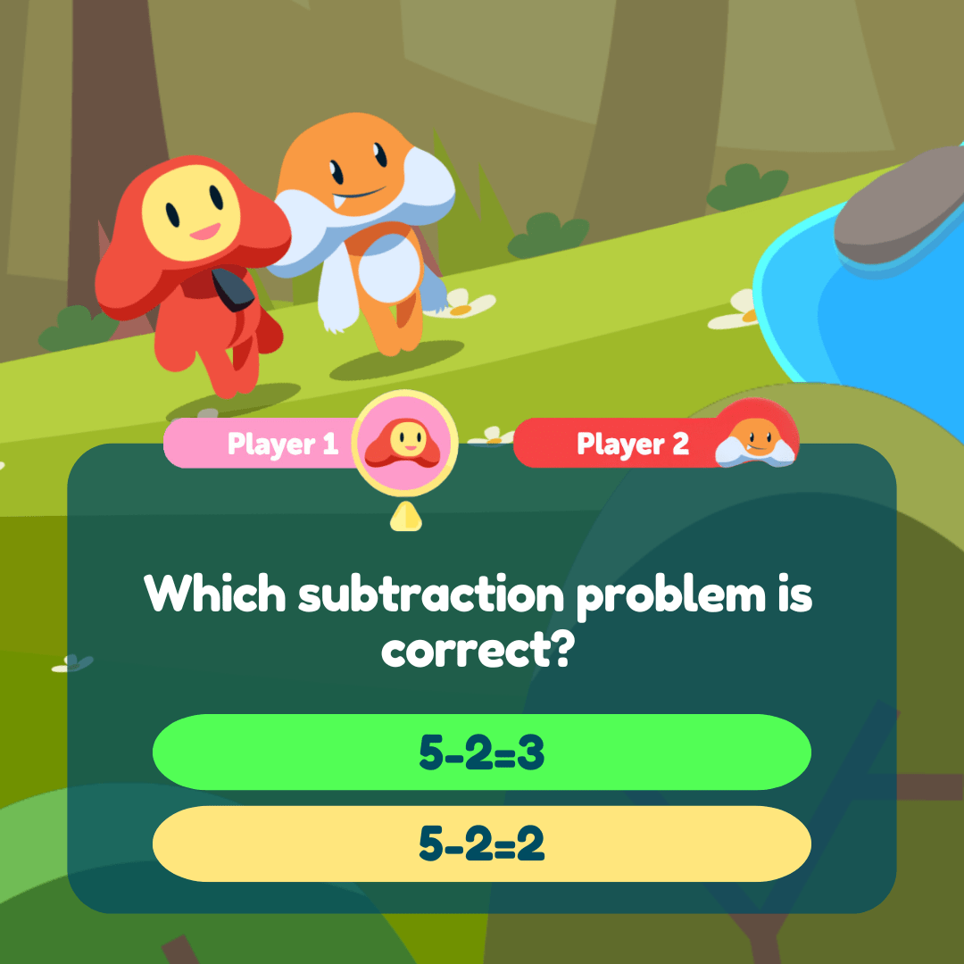Spot the Correct Subtraction Problem: Combinations to 10 LET’S HIKE ...