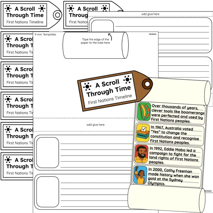 NAIDOC Week A Scroll Through Time: Timeline Activity - Top Teacher