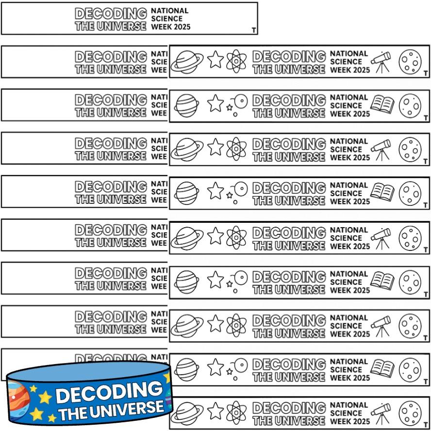 National Science Week 2025 Wristbands - Top Teacher