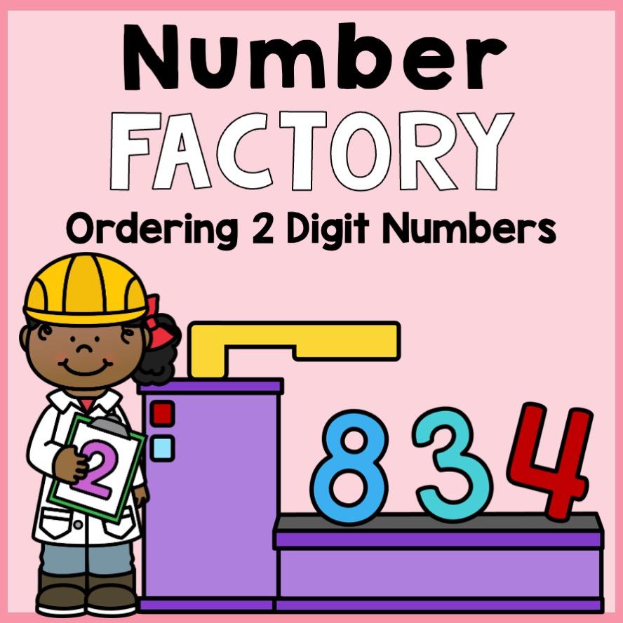 Number Factory: Ordering 2 Digit Numbers POWERPOINT - Top Teacher