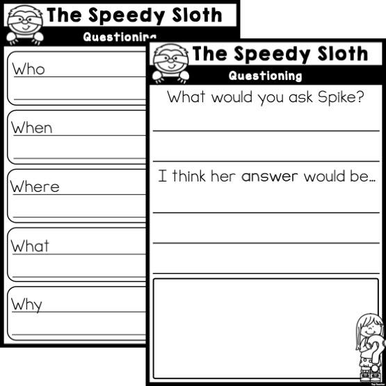 The Speedy Sloth: Questioning - Top Teacher