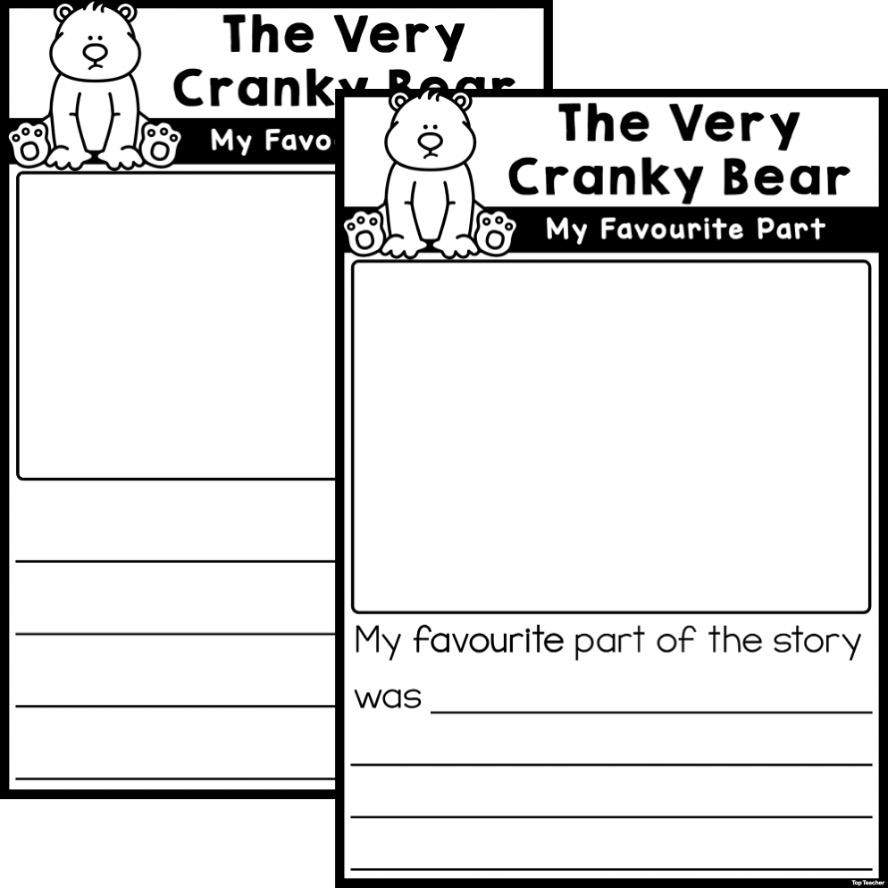 The Very Cranky Bear: My Favourite Part of the Story - Top Teacher