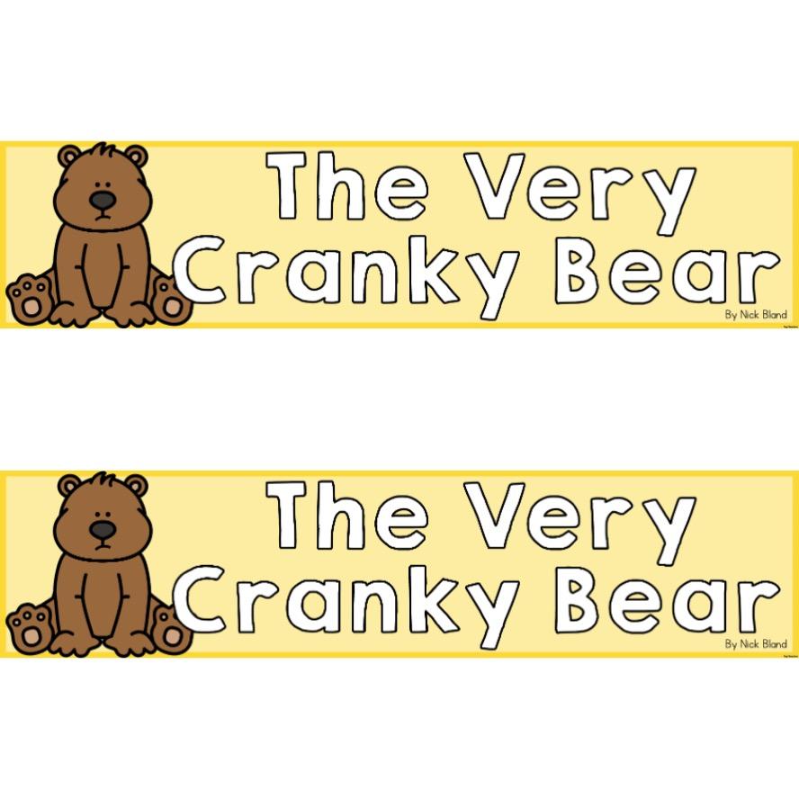 The Very Cranky Bear: Banner - Top Teacher