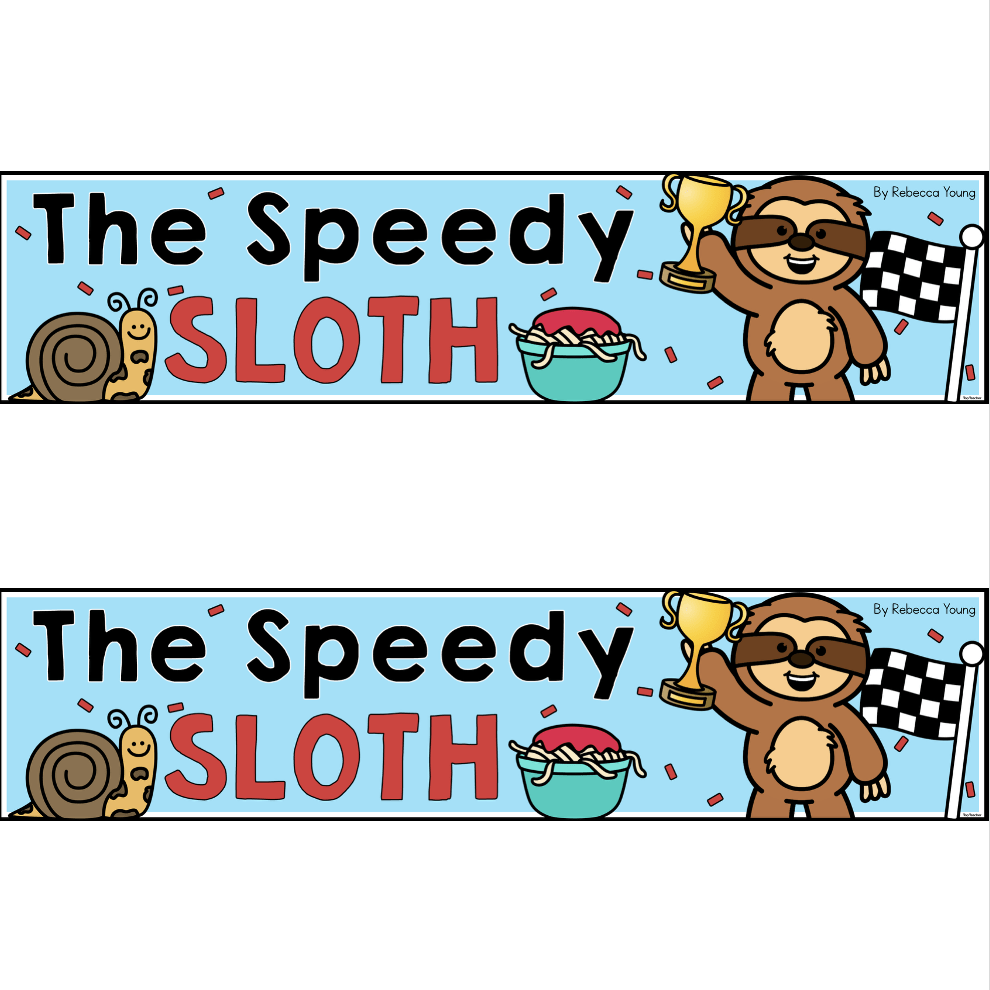 The Speedy Sloth: Banner - Top Teacher
