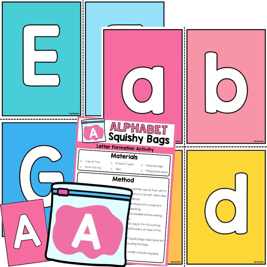 Alphabet Squishy Bags: Letter Recognition & Formation Activity - Top ...