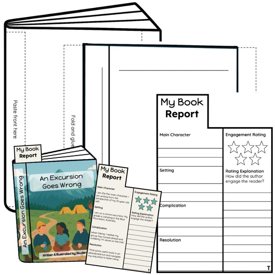 Book Week 2025: My Book Report Activity - Top Teacher