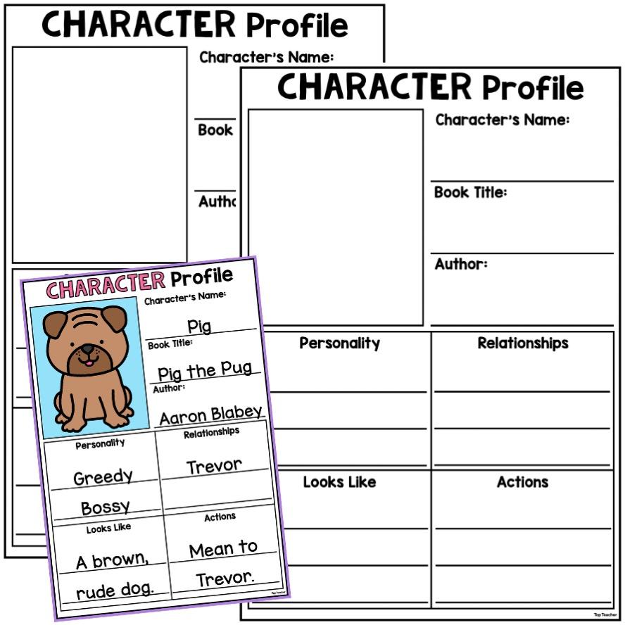 Narrative Planner Templates - Top Teacher