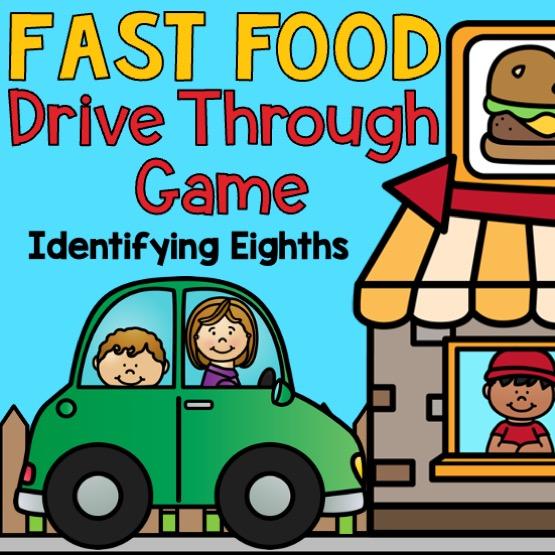 Fast Food Drive Through: Eighths POWERPOINT - Top Teacher