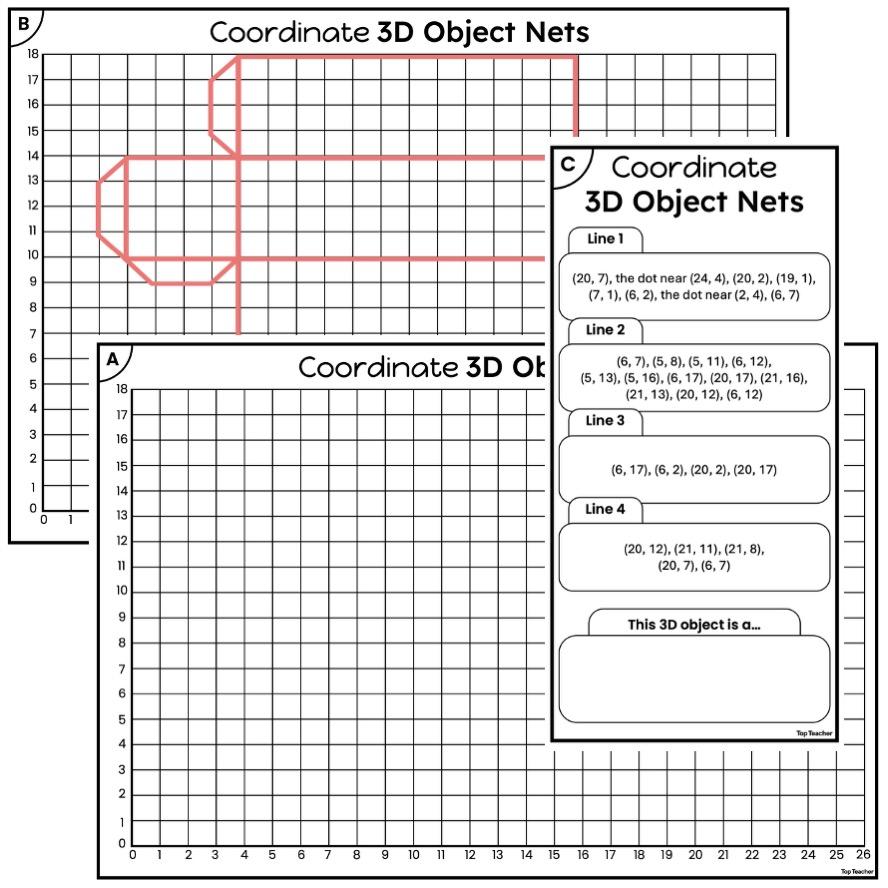 Grid Coordinate 3D Object Nets - Top Teacher