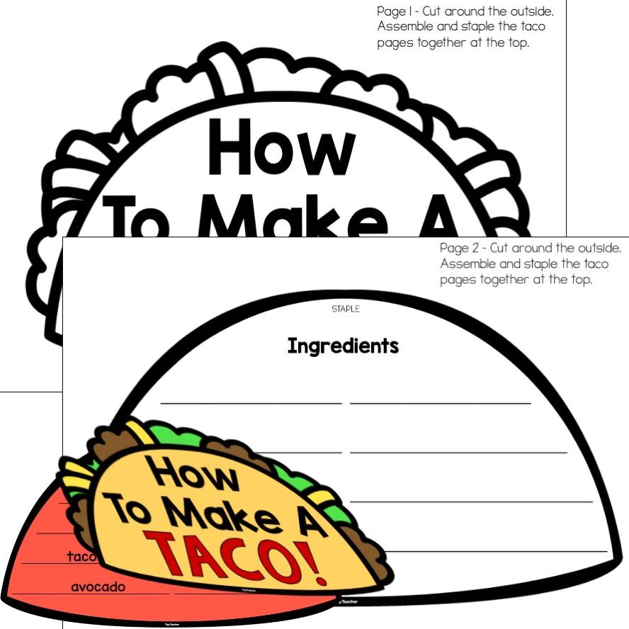 How To Make Tacos Procedure Template - Top Teacher