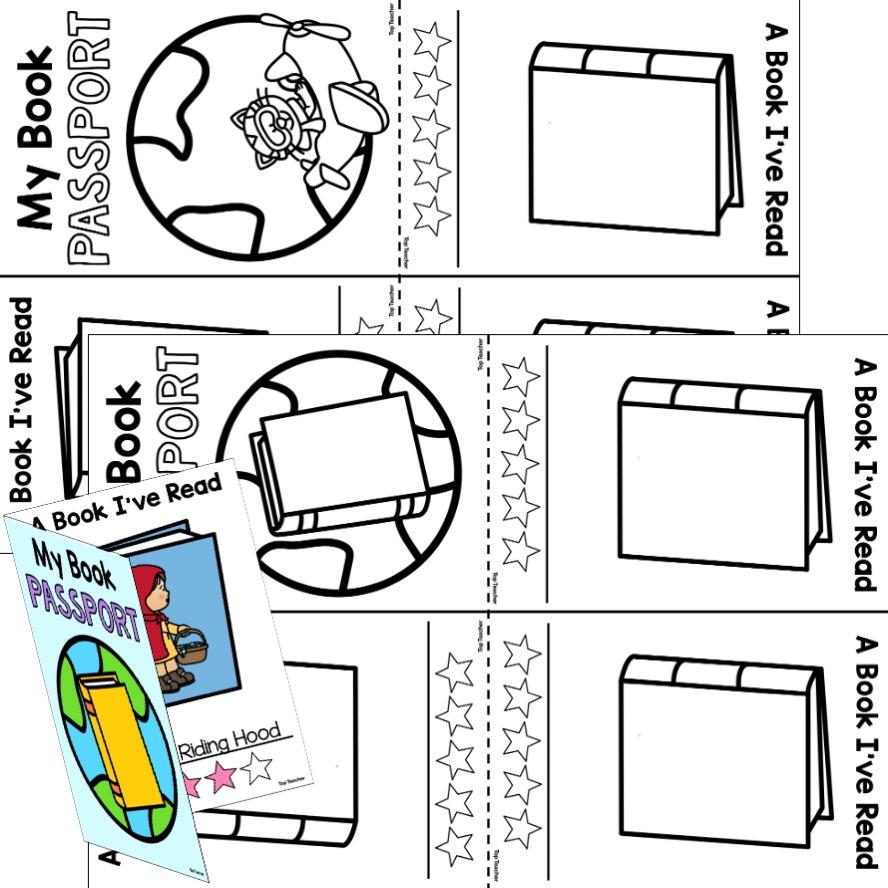 Book Week 2025: My Book Passport - Top Teacher