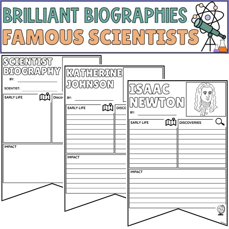 National Science Week: Biography Bunting & Banner - Top Teacher