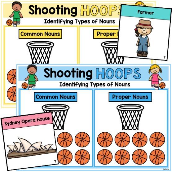 Shooting Hoops: Identifying Common and Proper Nouns - Top Teacher