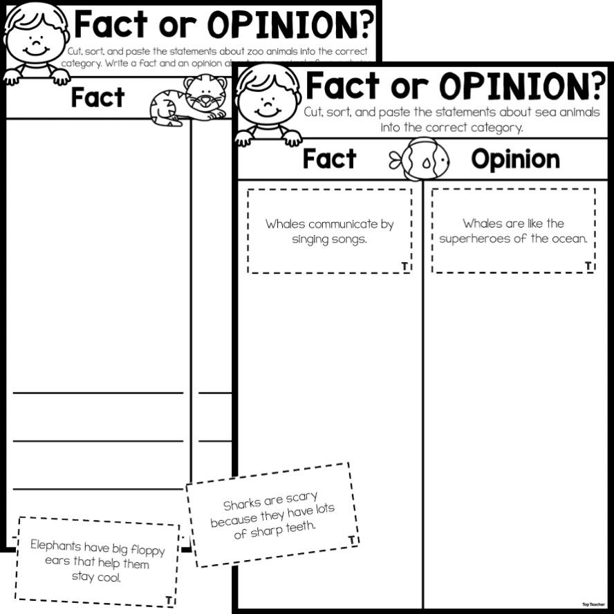 Fact or Opinion: Animals - Top Teacher
