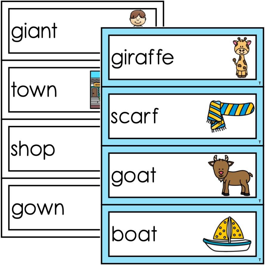 The Smartest Giant in Town: Word Wall Cards - Top Teacher