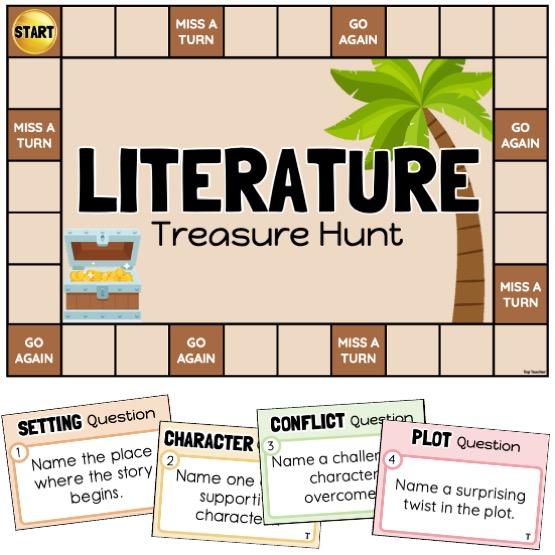 Literature Treasure Hunt Game - Top Teacher