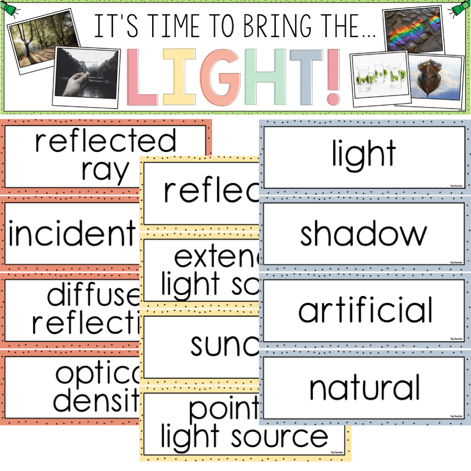 Physical Sciences Year 5 Display PACKAGE - Top Teacher