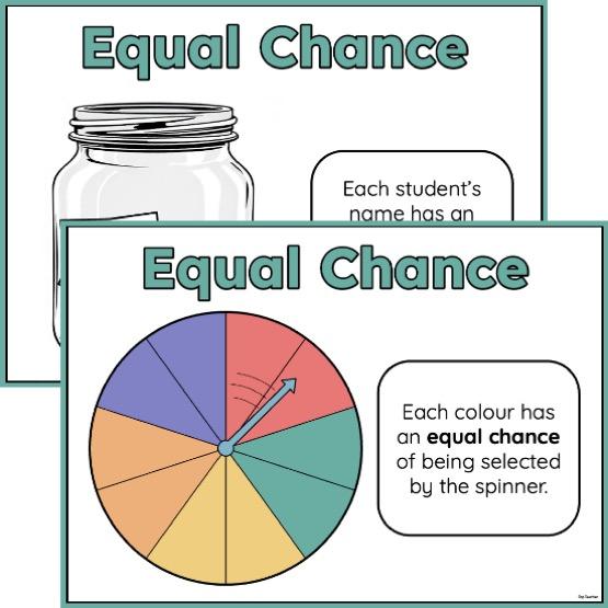 Equal Chance: Probability Posters - Top Teacher