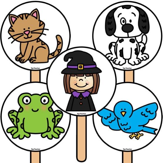 Room on the Broom Stick Puppets - Top Teacher