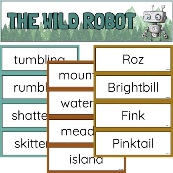 The Wild Robot Display PACKAGE - Top Teacher