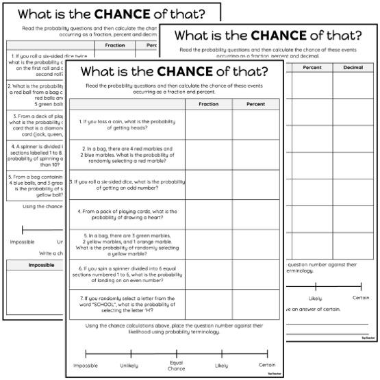 Probability Of Numbers Worksheet Answers Independent And Dependent