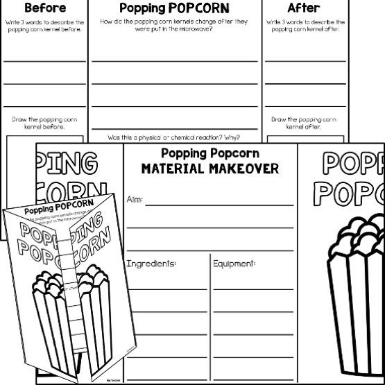 Popping Popcorn Booklet: Chemical Sciences Activity - Top Teacher