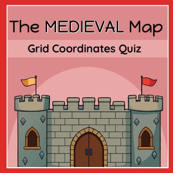 The Medieval Map Grid Coordinates Quiz POWERPOINT - Top Teacher