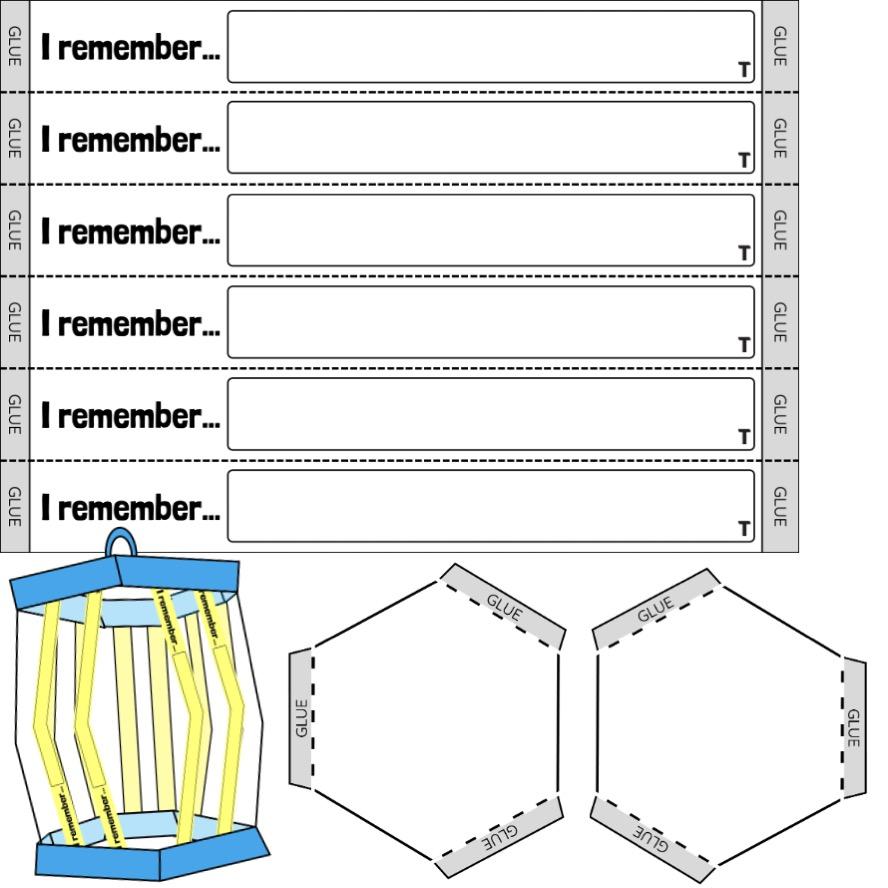 End of Year Memory Lantern Craft - Top Teacher